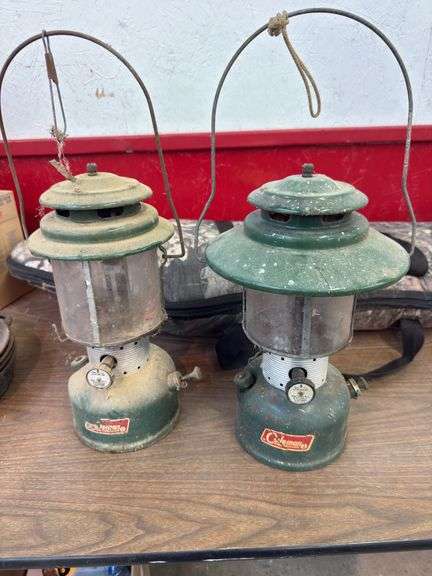 (2) Coleman lanterns - Gary Realty & Auction
