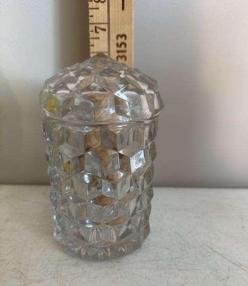 Fostoria pickle jar - Gary Realty & Auction