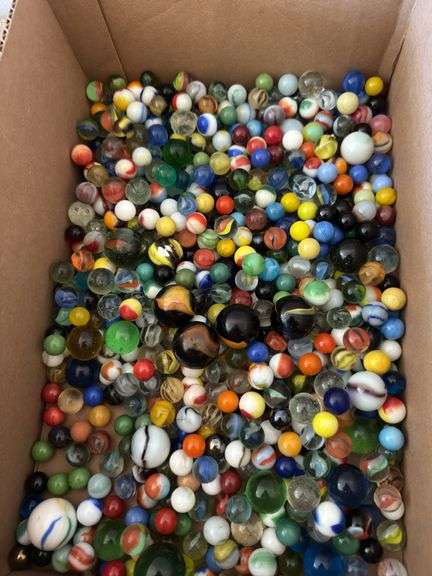Assorted marbles - Gary Realty & Auction
