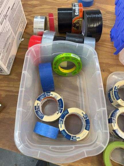 Pile of tape - Gary Realty & Auction