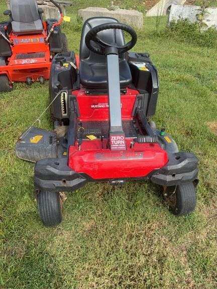 Troy bilt mustang pivot 46” zero turn steering wheel mower - Gary ...