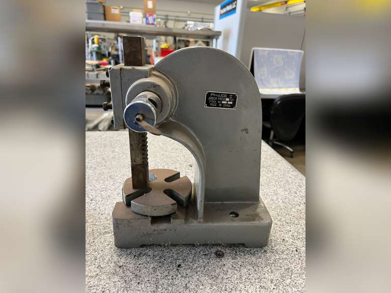 Phase II Arbor Press & Indicator Stand - Gavel Roads Online Auctions
