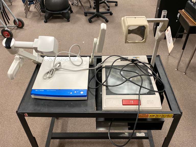 (2) Vintage Classroom Projectors - Gavel Roads Online Auctions