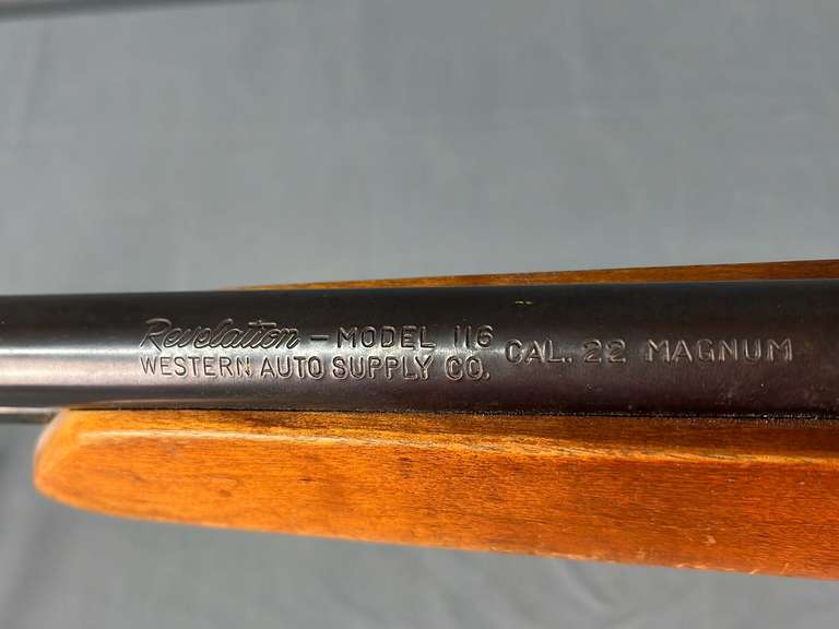 Western Auto Supply Revelation 116 22Mag Lever Rifle - Gavel Roads ...