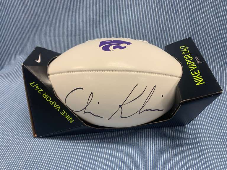 Coach Klieman K-State Autographed Football - Gavel Roads Online Auctions