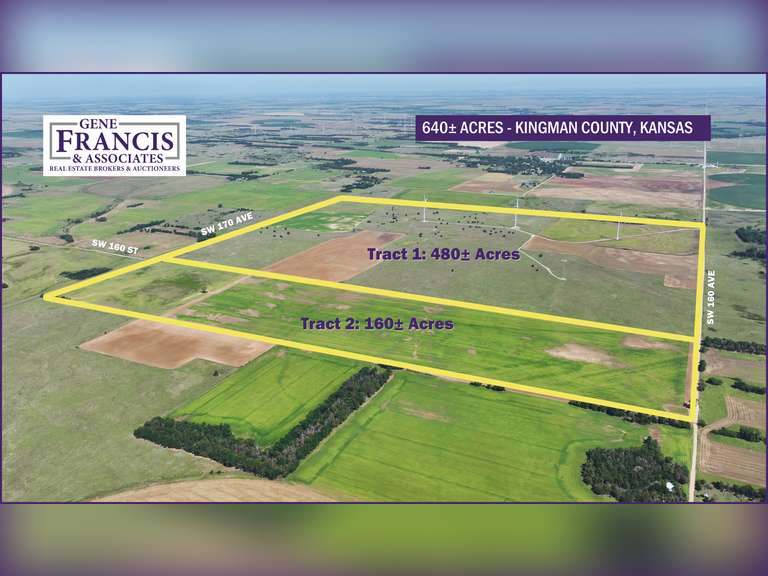 August 27th, 2024 Kingman Co., KS 640± Acres Multi-Parcel Land Auction ...