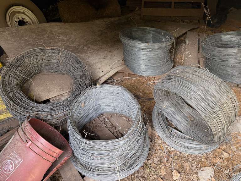 Rolls of Electric Fence Wire & Barbed Wire - Gavel Roads Online Auctions