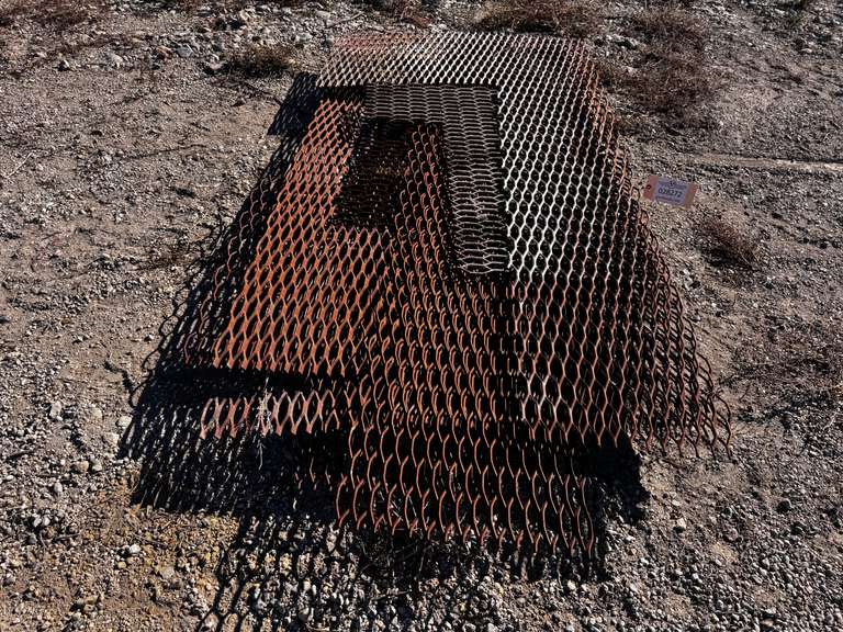 Approximately (8-10) Assorted Expanded Metal Sheets - Gavel Roads Online Auctions