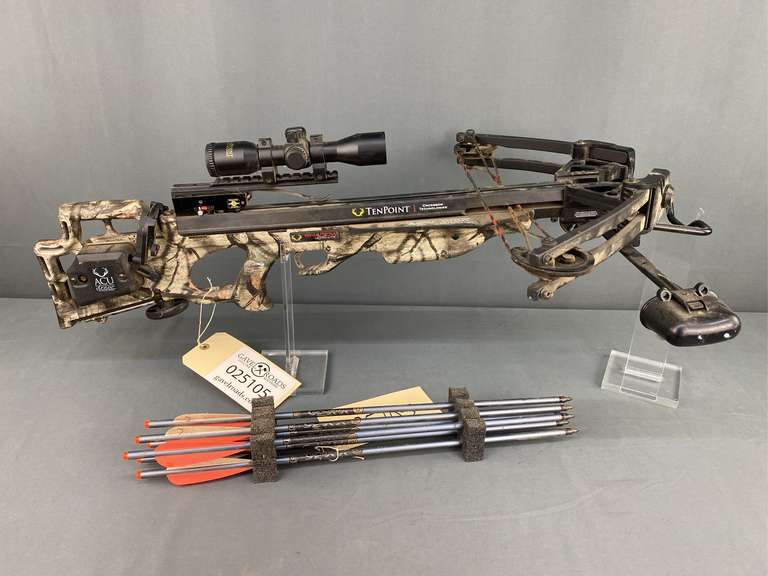 TenPoint Shadow Ultra-Lite Crossbow w/(6) Arrows - Gavel Roads Online ...