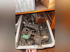 Table, Collet Pads, Grinding Wheels & Non-Working Motor - Gavel Roads ...