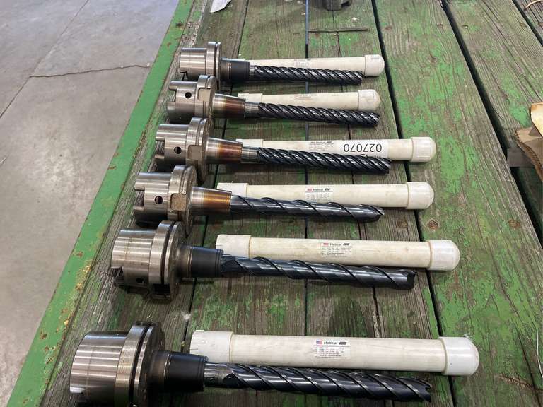 Assorted Helical Endmills in Thermal Shrink Tool Holders - Gavel Roads ...