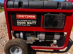 Craftsman 5600 Watt 10HP Generator - Gavel Roads Online Auctions
