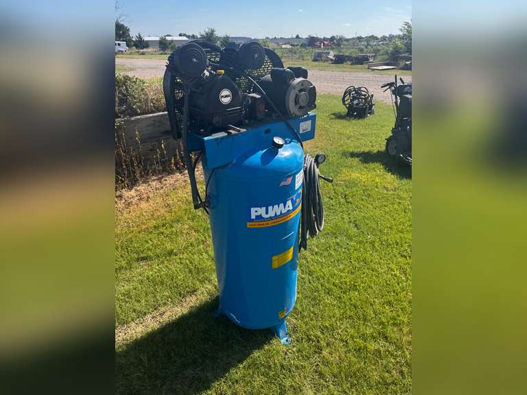 60 Gal. PUMA Air Compressor - Gavel Roads Online Auctions