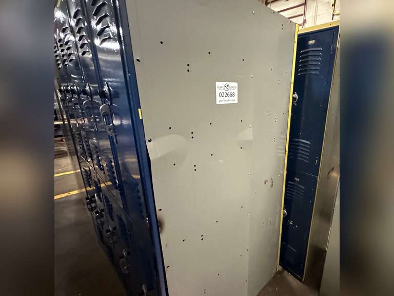 (4) Units of 10 Double Tier Metal Combination Lock Lockers - Gavel ...