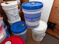 Assorted Buckets of Cleaning Solution - Gavel Roads Online Auctions