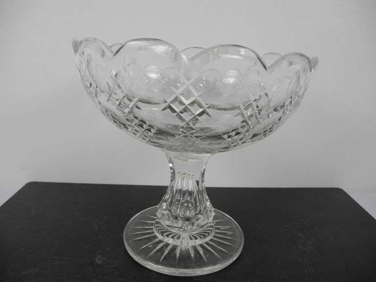 Large Crystal Compote - GC5 Auctions