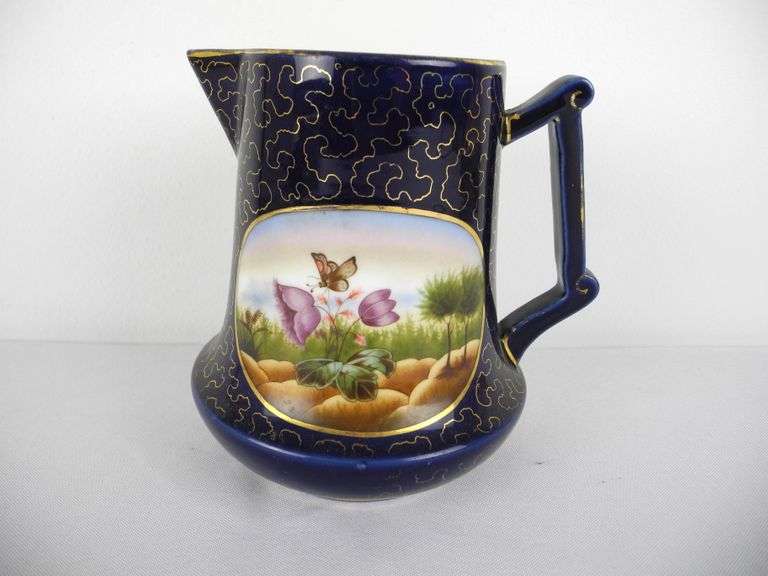19th Century German Handpainted Pitcher - GC5 Auctions