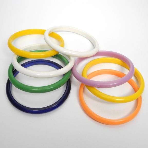 Collection of Plastic 3" Bangle Bracelets - GC5 Auctions