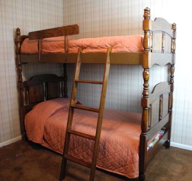 Vintage Bunk Bed with Ladder - GC5 Auctions