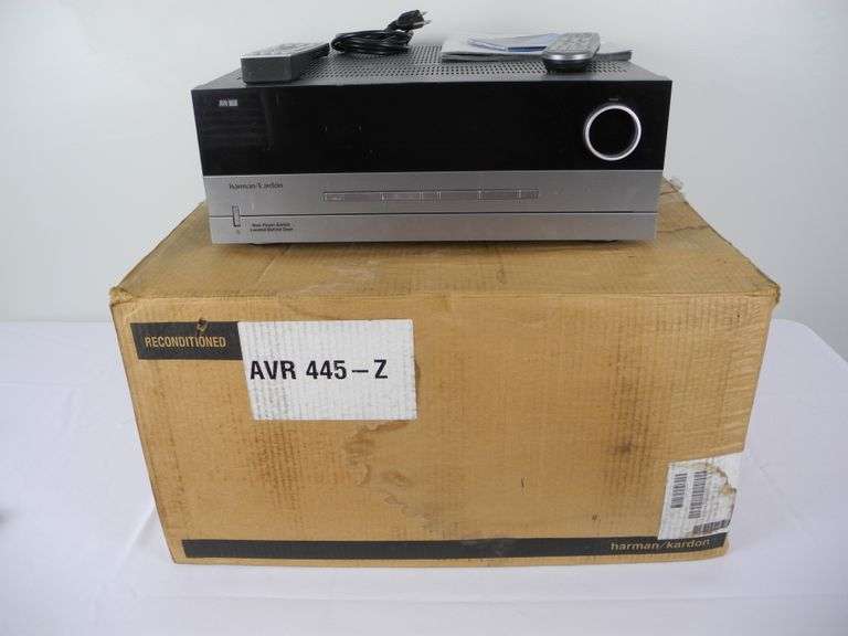 Harmon Kardon AVR-445 AV Receiver with Remote in Box - GC5 Auctions