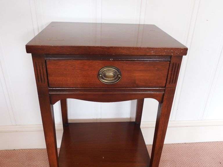 Vintage Dixie Side Table with Drawer - GC5 Auctions