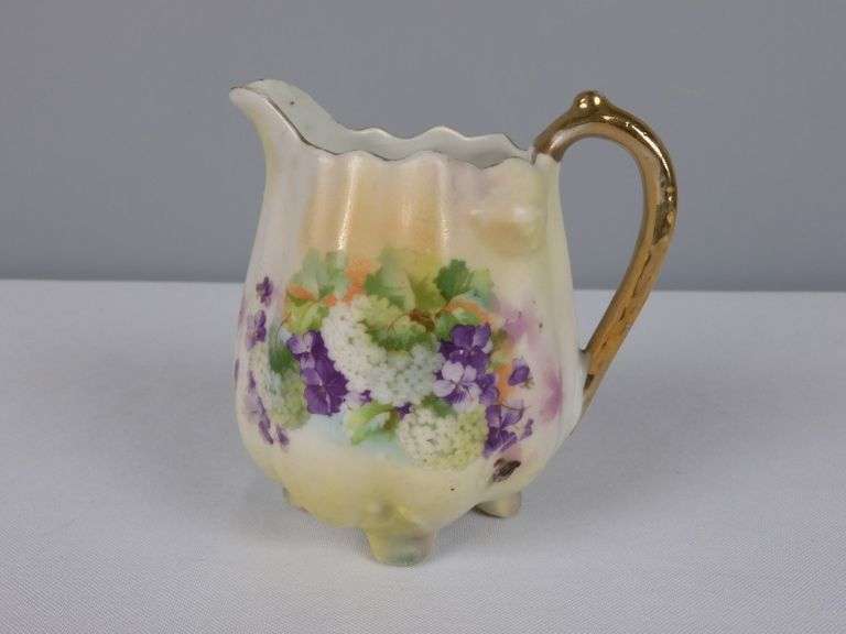 Hand Painted German Creamer - GC5 Auctions