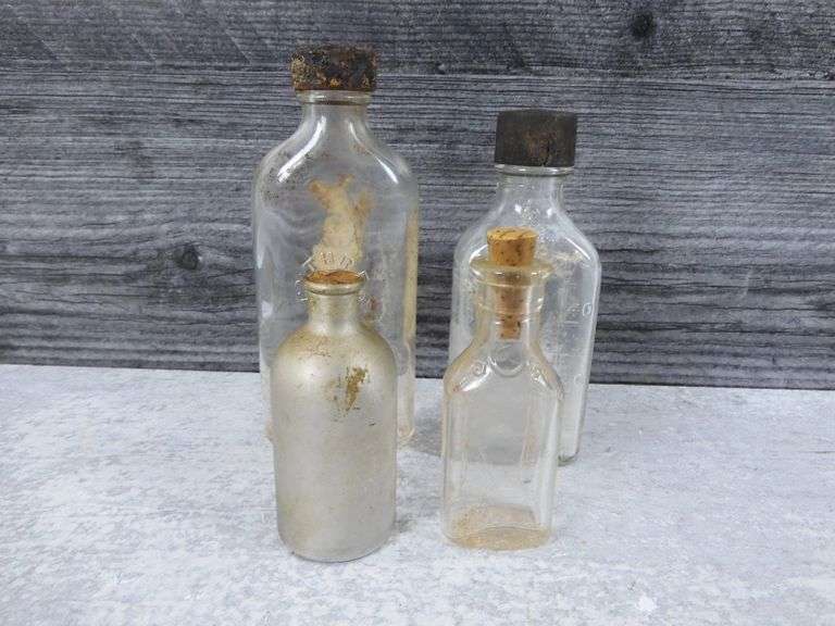Collection of Four Apothecary Small Bottles - GC5 Auctions