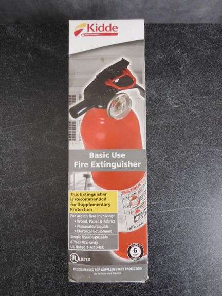 Kidde Basic Use Fire Extinguisher - GC5 Auctions