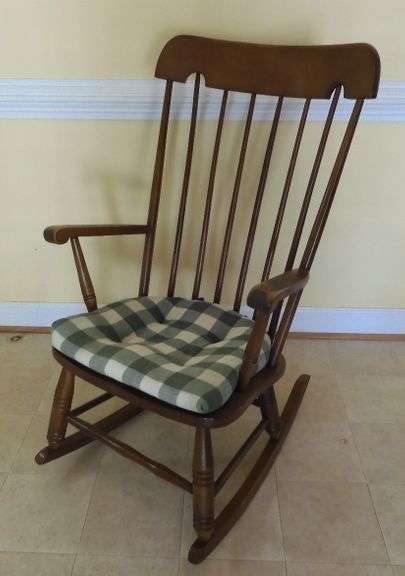 Vintage Virginia House Rocking Chair with Pad - GC5 Auctions