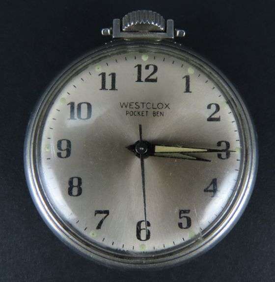 Vintage Westclox "Pocket Ben" Pocket Watch - See Description - GC5 Auctions