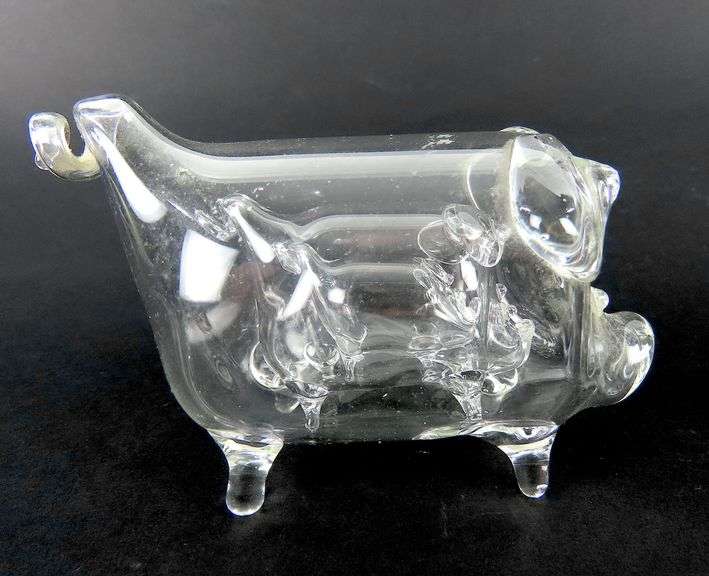 Unique Hand Blown Art Glass "Pig in Pig in Pig" by Roberto Niederer ...