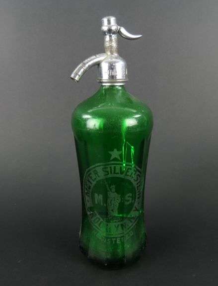 Antique Myers Silverstein, Brooklyn, NY Glass Seltzer Bottle - See ...