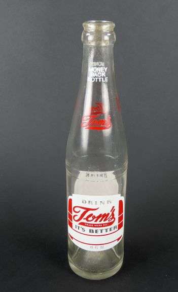 Collectible Tom's Soda Bottle - GC5 Auctions