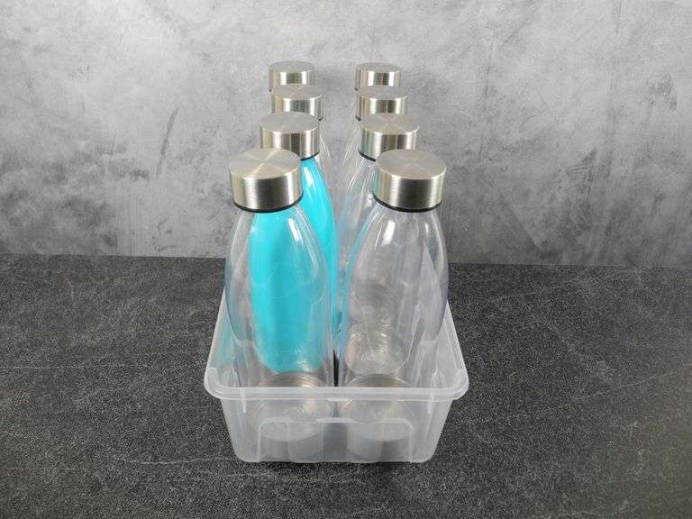 Collection of 6 Plastic Water Bottles - GC5 Auctions