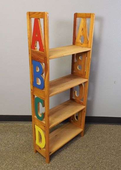 Vintage Alphabet Bookshelf - GC5 Auctions