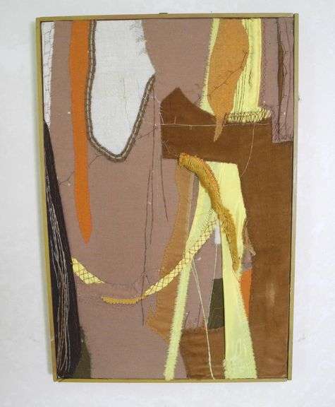 Beautiful Fiber Arts Quilted Wall Hanging by Winnie Ferguson - GC5 Auctions