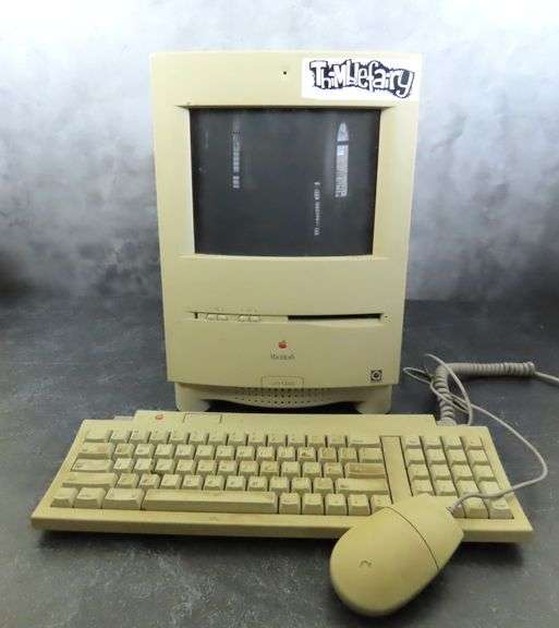 Vintage Apple Macintosh Color Classic Computer Model M1600 with Keyboard & Mouse - GC5 Auctions