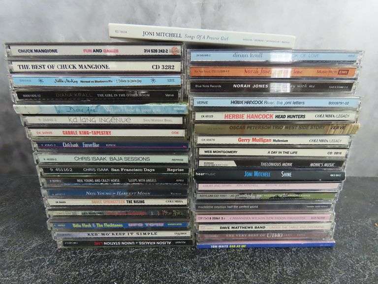 Collection of Mostly Popular Music CD's with Bruce Springsteen and Joni ...