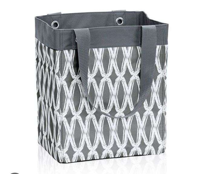 New in Package Thirty One Essential Storage Tote #215A Charcoal Links ...