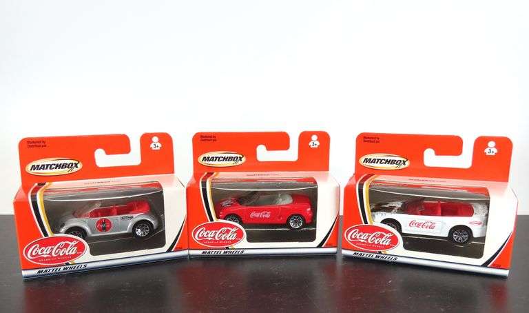 Lot of 3 Coca-Cola Matchbox Cars - GC5 Auctions