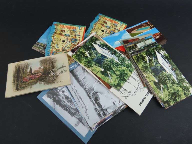 Big Lot of Vintage Travel Postcards - GC5 Auctions