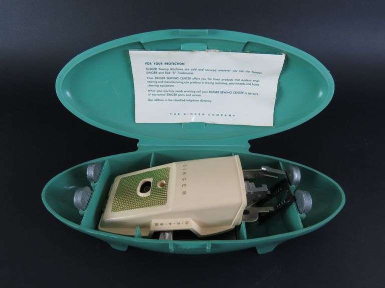 Vintage Singer Buttonholer in Case - GC5 Auctions