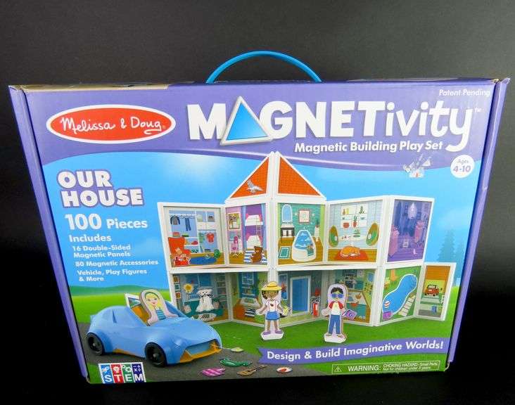 Melissa & Doug Magnetivity Magnetic Building Play Set in Box - GC5 Auctions