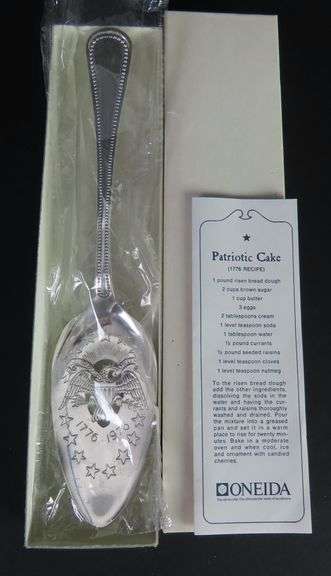 Oneida Bicentennial Commemorative Dessert Server in Original Box - GC5 ...