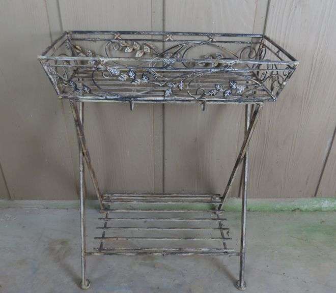 Metal Planter Box Stand - GC5 Auctions