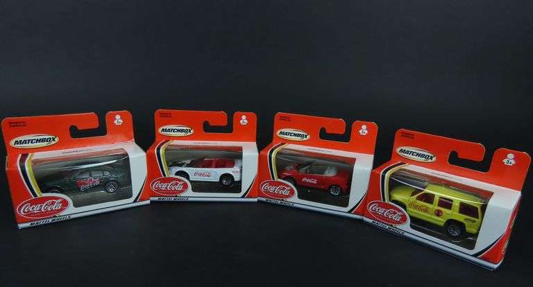 Lot of 4 Matchbox Coca-Cola Die Cast Cars - GC5 Auctions