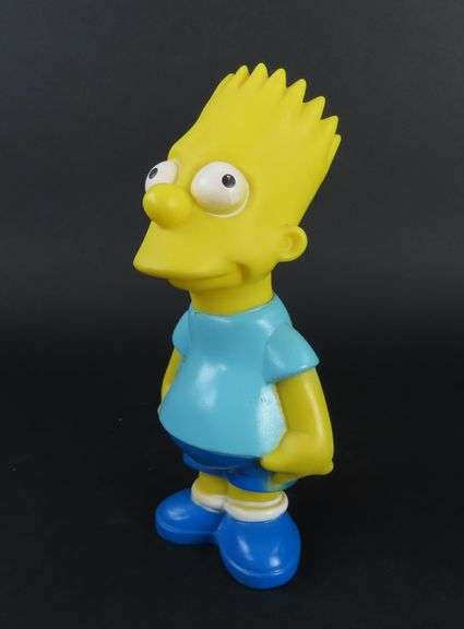 1990 Matt Groenig Bart Simpson Hard Rubber Coin Bank - GC5 Auctions