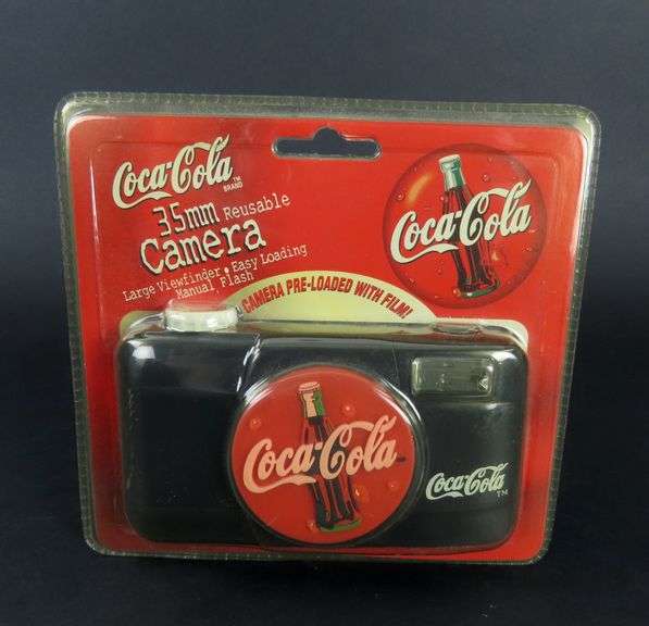 1999 Sealed Coca Cola Reusable 35mm Camera - GC5 Auctions