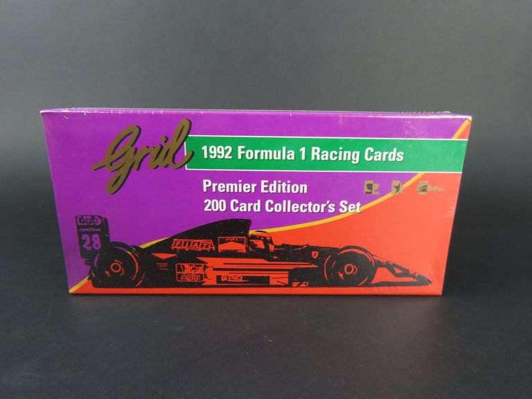 Sealed Box of Grid Motorsports Formula 1 Racing Cards - GC5 Auctions
