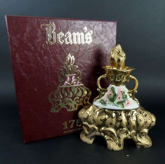 Empty Beams 175 Months Collector Bottle in Display Case - GC5 Auctions